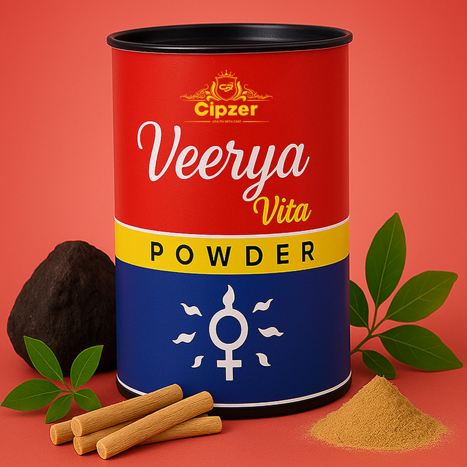 Veerya Vita Powder | Ayurvedic Herbal Formula for Sperm Quality & Stamina.